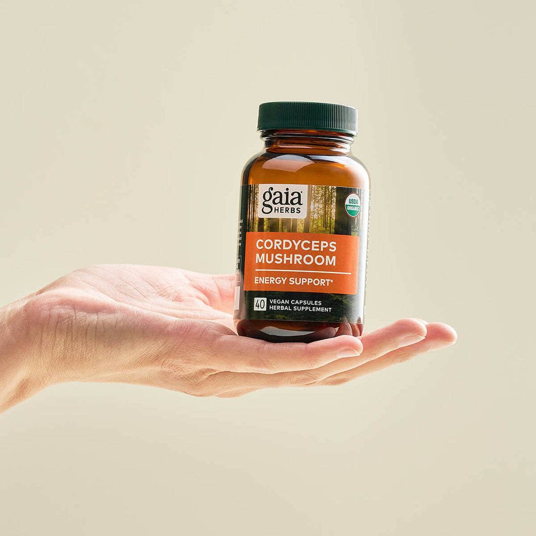 Cordyceps Mushroom Supplement for Adaptogenic Support | Gaia Herbs ...