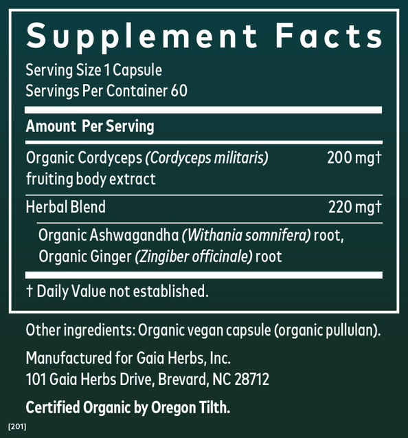 Adaptogen Performance Mushrooms & Herbs | Gaia Herbs