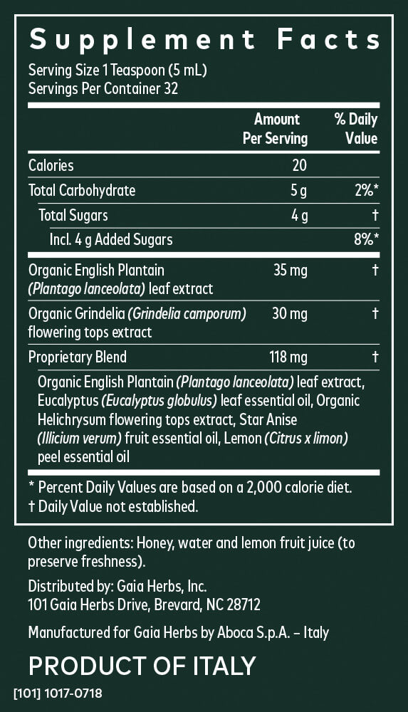 Bronchial Wellness Syrup for Immune Support – Purity-Tested