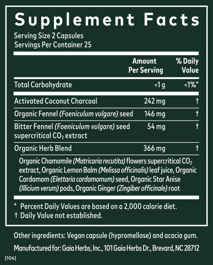 Gas & Bloating Pills for Digestive Support | Gaia Herbs