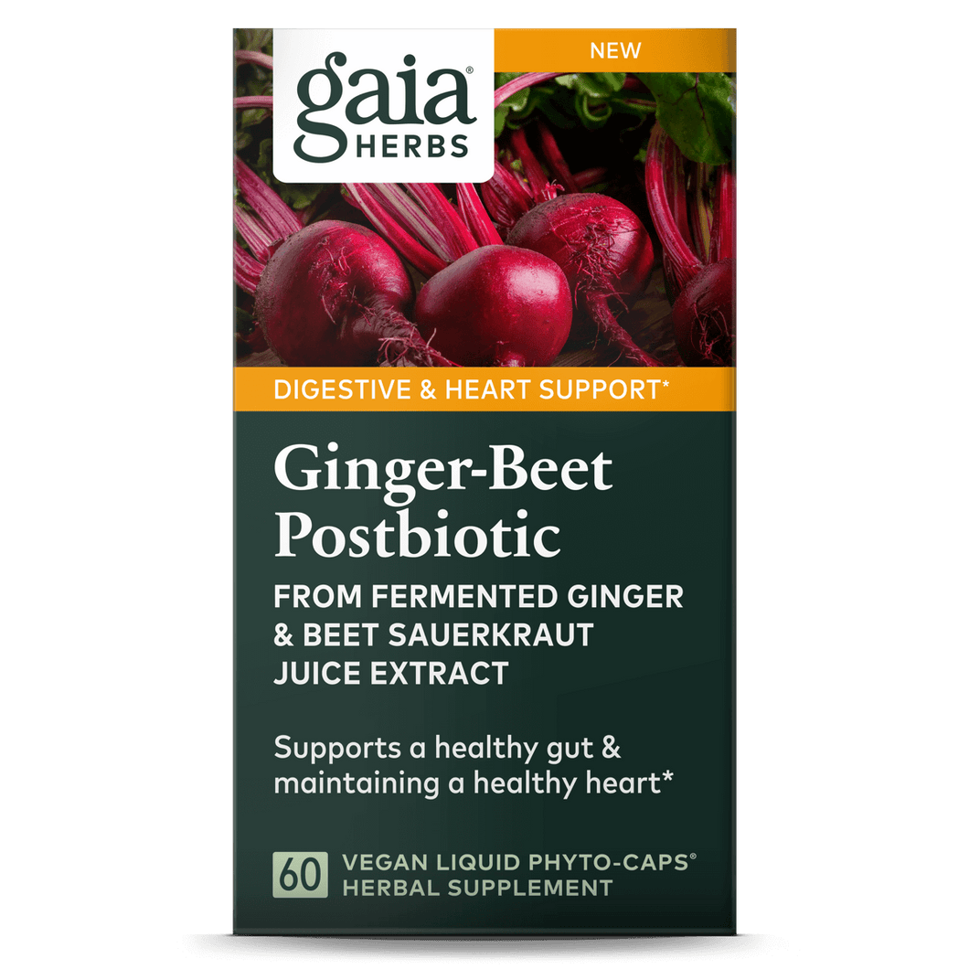 Ginger-Beet Postbiotic: Fermented Gut Microbiome Supplement: Gaia Herbs®