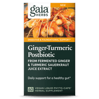 Ginger-Turmeric Postbiotic: Fermented Microbiome Supplement: Gaia Herbs®