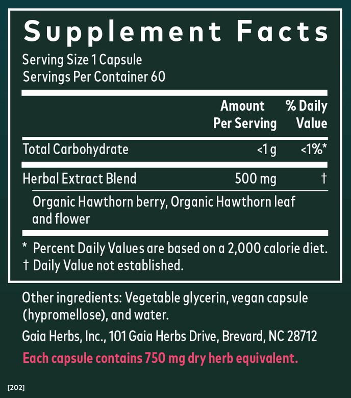 Hawthorn Supreme Heart Health Supplement* | Gaia Herbs