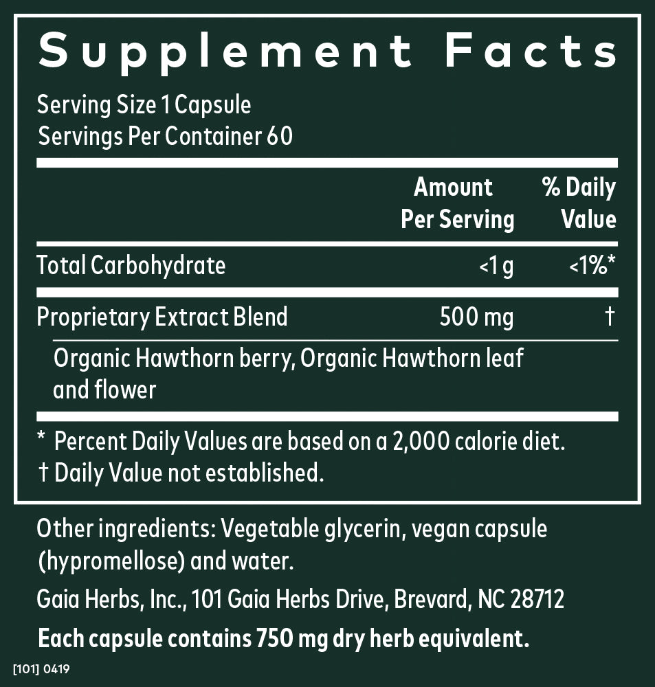 Hawthorn Supreme® Supplement - Hawthorn Berry Pills