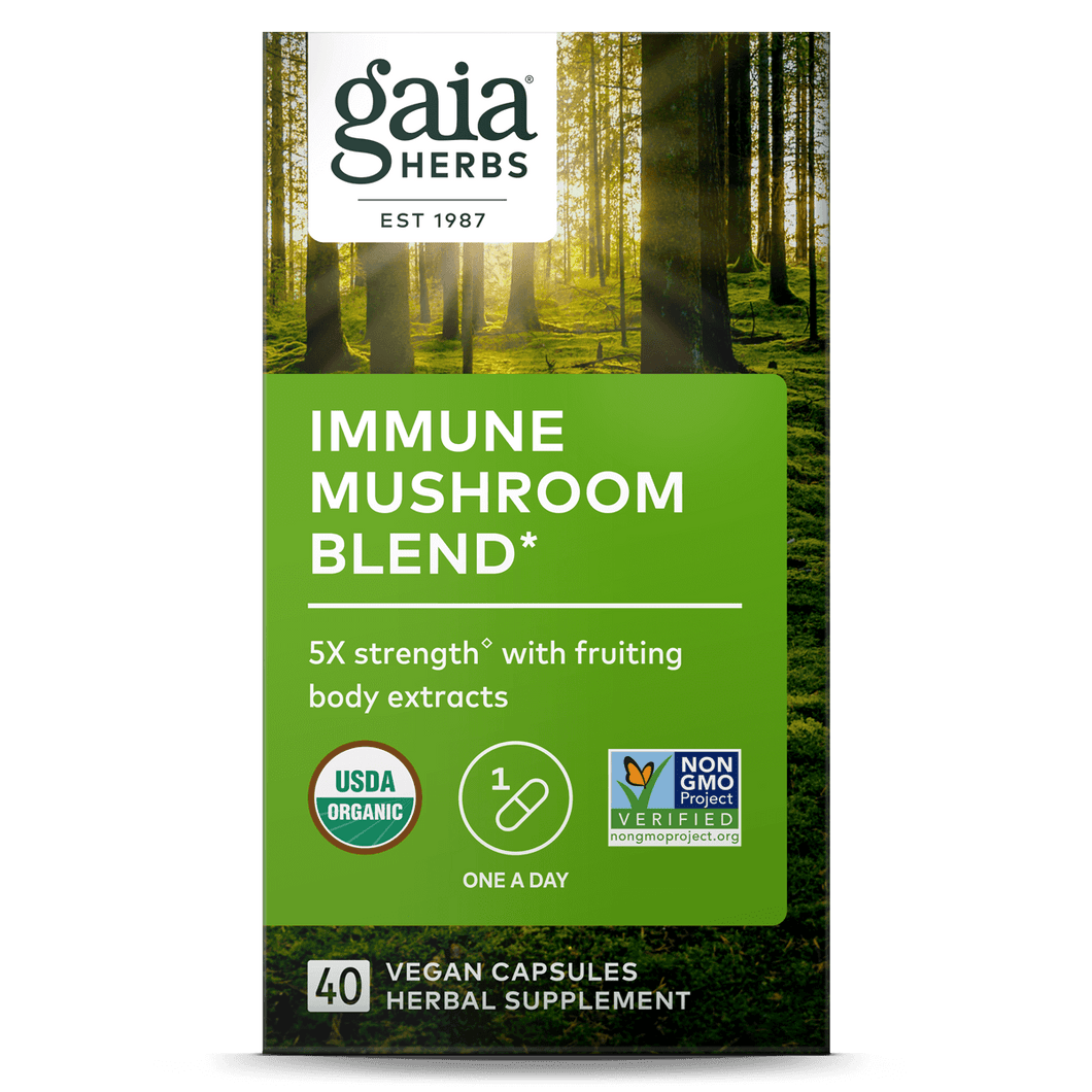 Mushroom Pills for Immune System Support, Vegan | Gaia Herbs: Gaia Herbs®