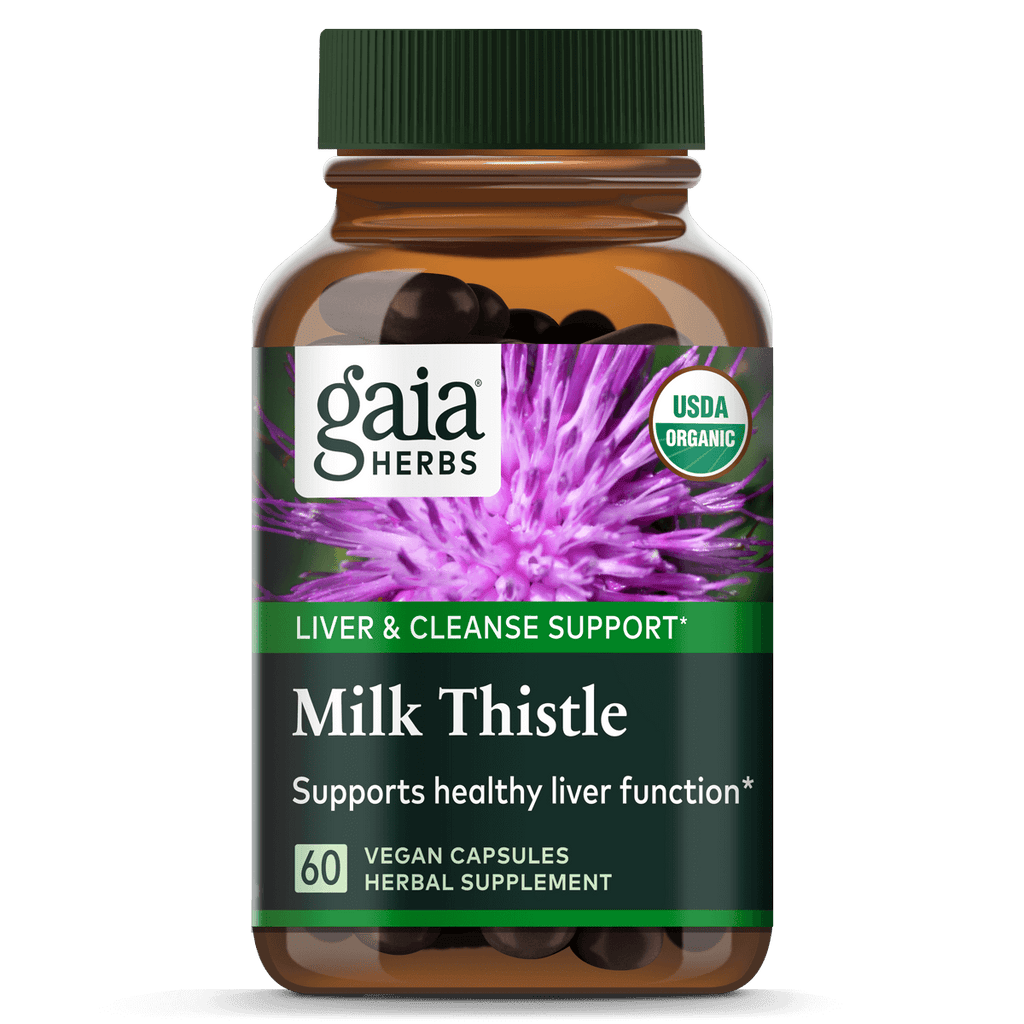 Milk Thistle Pills: Support Liver Function: Gaia Herbs®