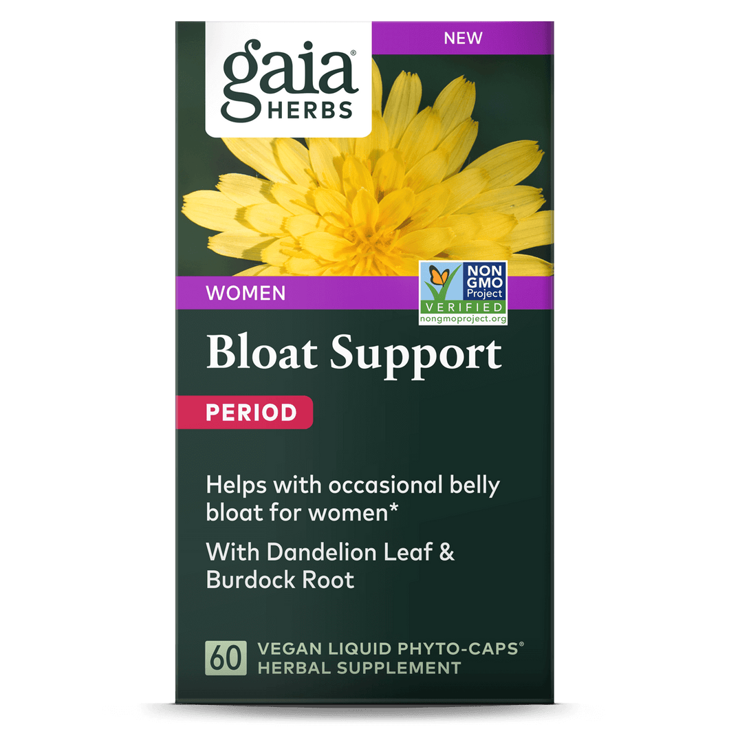 Bloat Support Supplement for Occasional Belly Bloat Relief: Gaia Herbs®