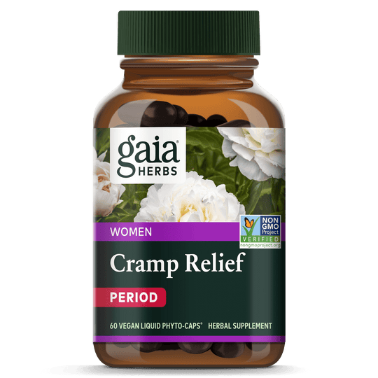 Cramp Relief Supplement for Occasional Menstrual Discomfort: Gaia Herbs®
