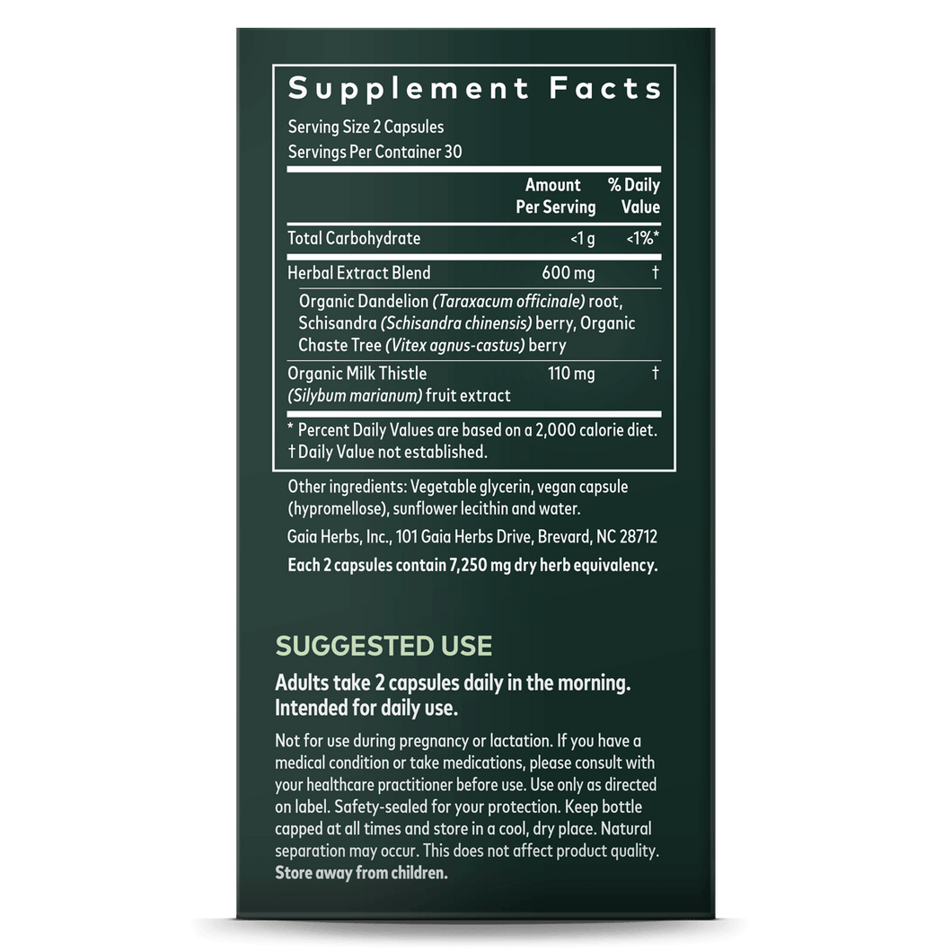 Cycle Support Herbal Supplement: PMS Support with Vitex: Gaia Herbs®