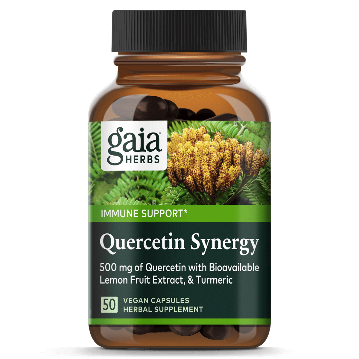 Quercetin Synergy Pills: Turmeric, Lemon Extract Supports Wellness