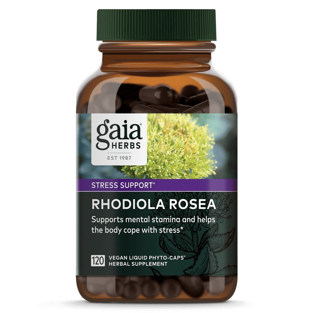 Rhodiola Rosea Supplement - Stamina & Stress Support: Gaia Herbs®
