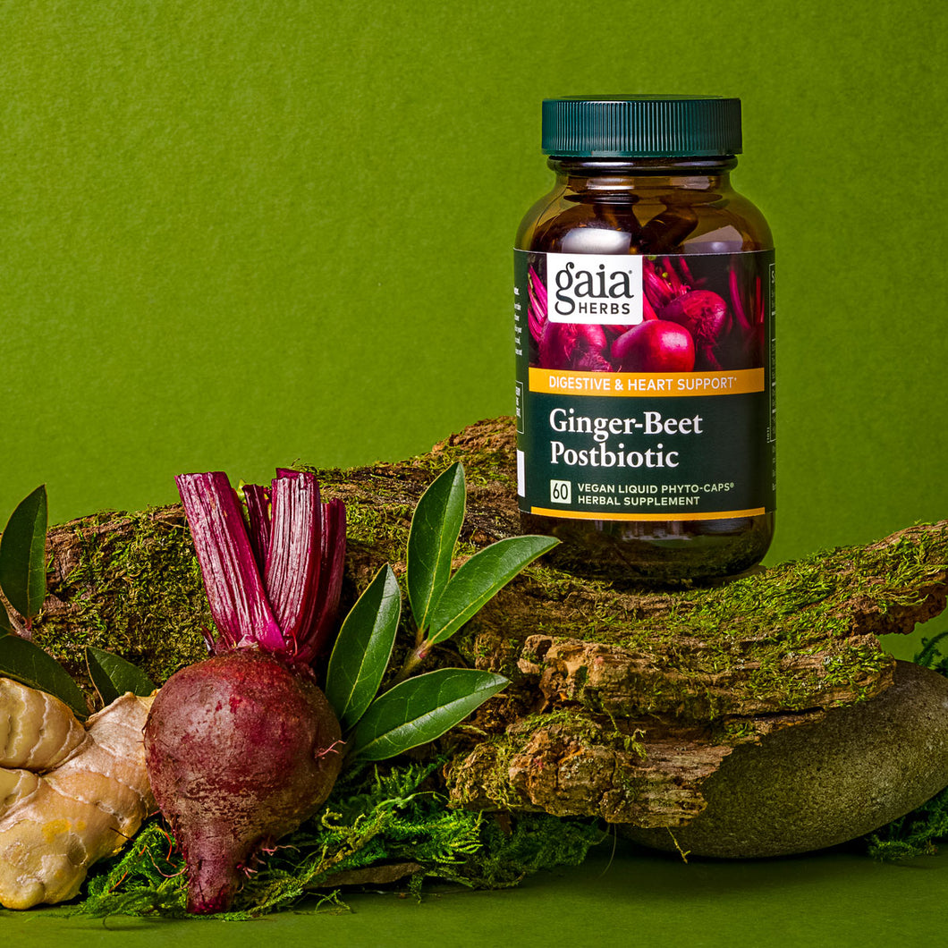 Ginger-Beet Postbiotic: Fermented Gut Microbiome Supplement: Gaia Herbs®