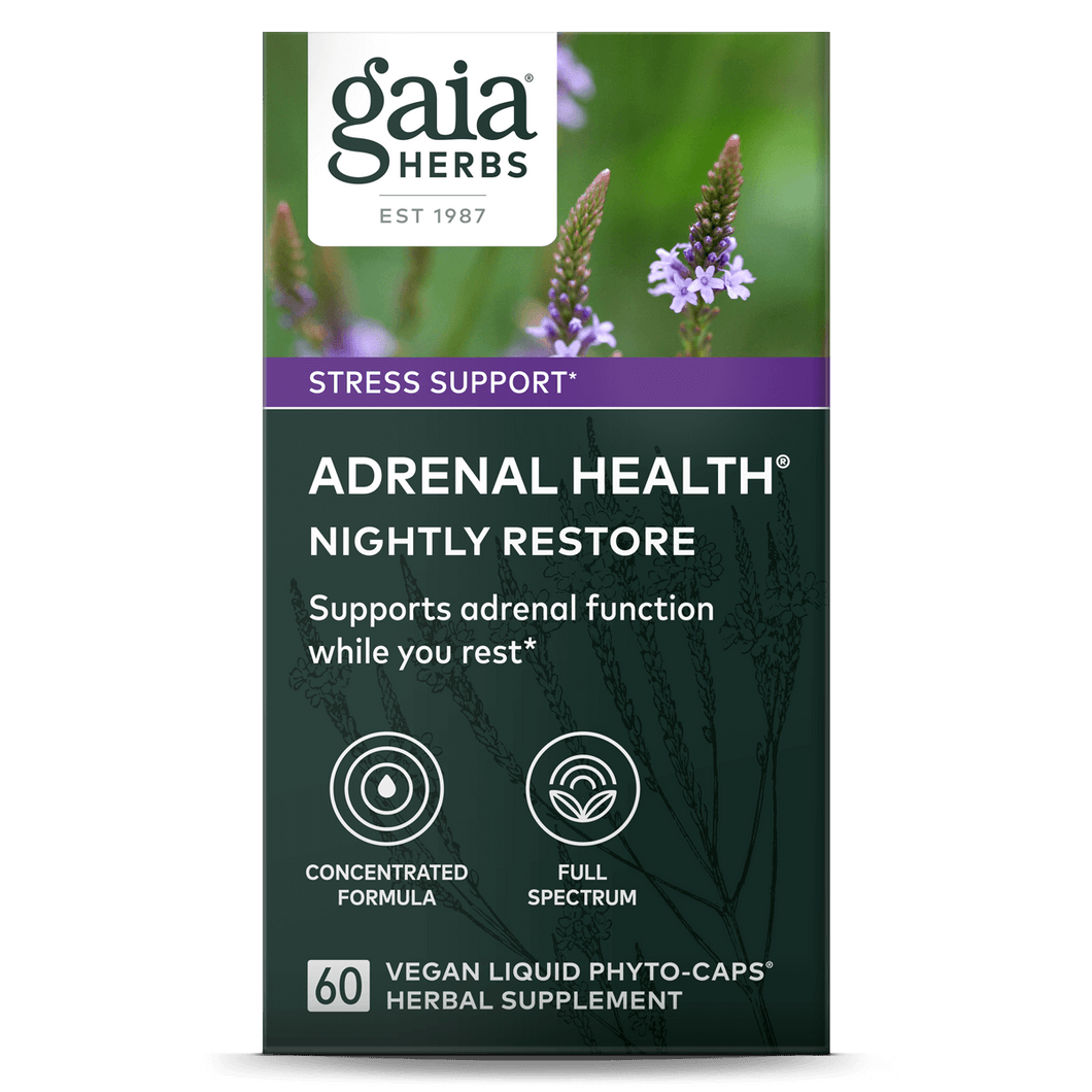 Adrenal Restore Nightly Supplement: Ashwagandha: Gaia Herbs®