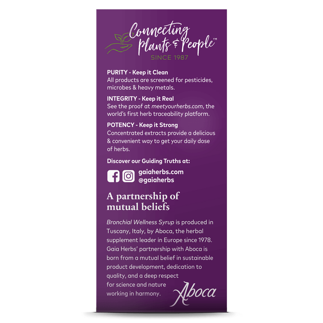 Organic Bronchial Syrup for Kids - Immune Support Syrup: Gaia Herbs®