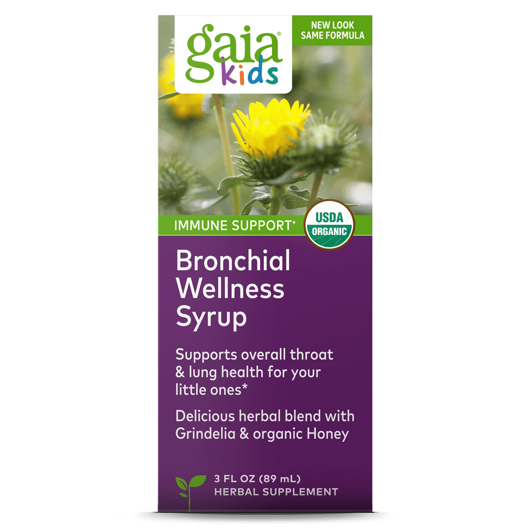Organic Bronchial Syrup for Kids - Immune Support Syrup: Gaia Herbs®