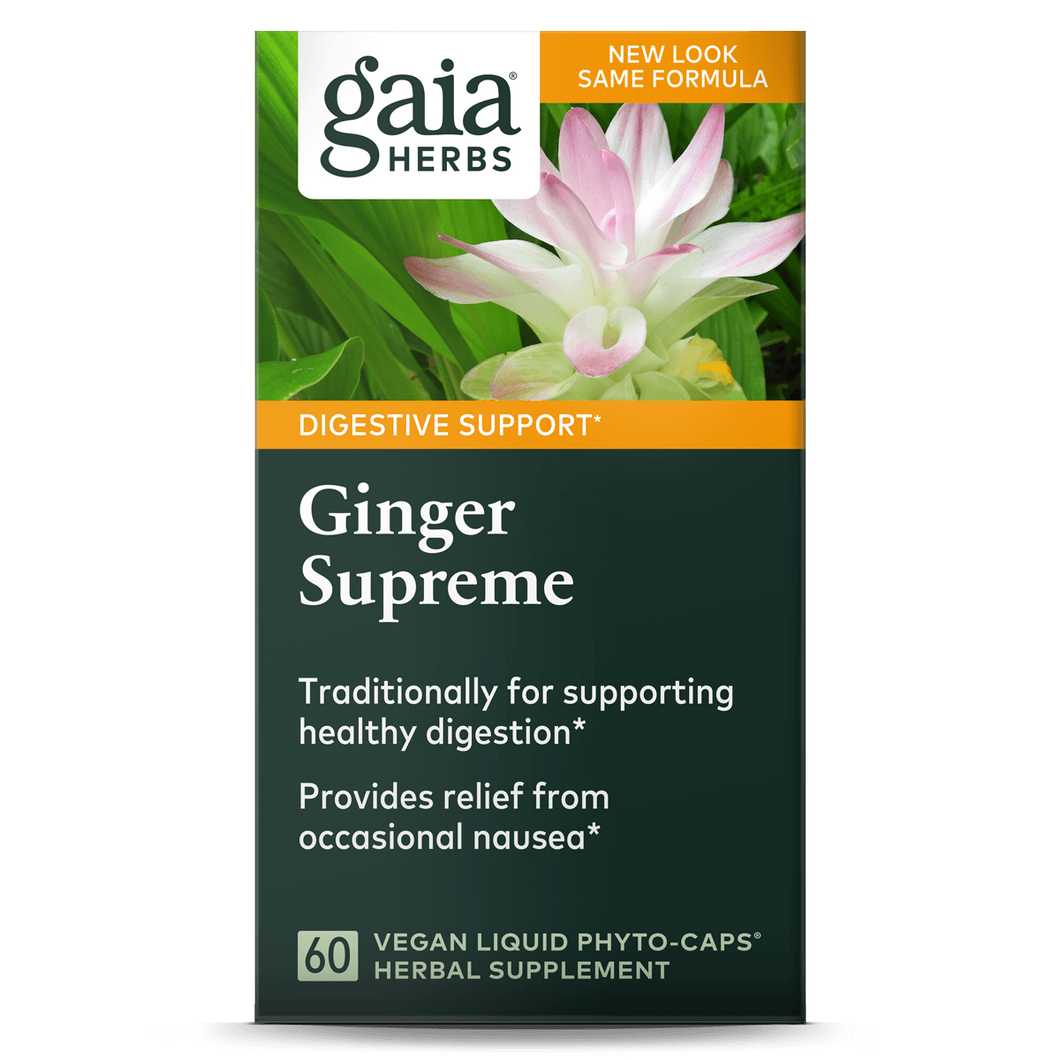 Ginger Root Supplements for Digestion Support: Gaia Herbs®