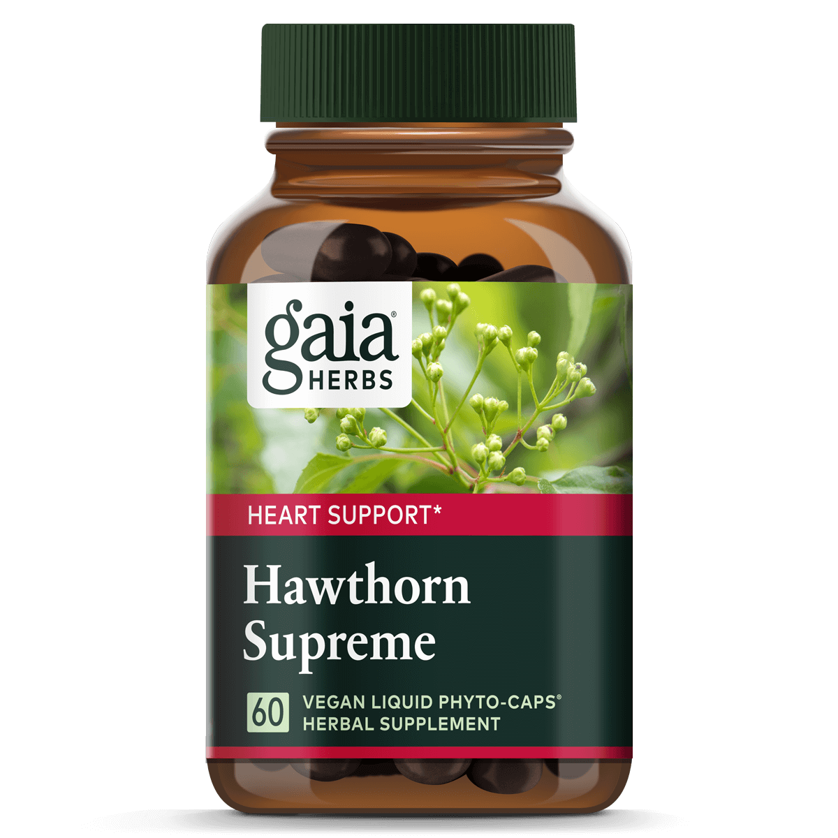 Hawthorn Supreme® Supplement - Hawthorn Berry Pills: Gaia Herbs®