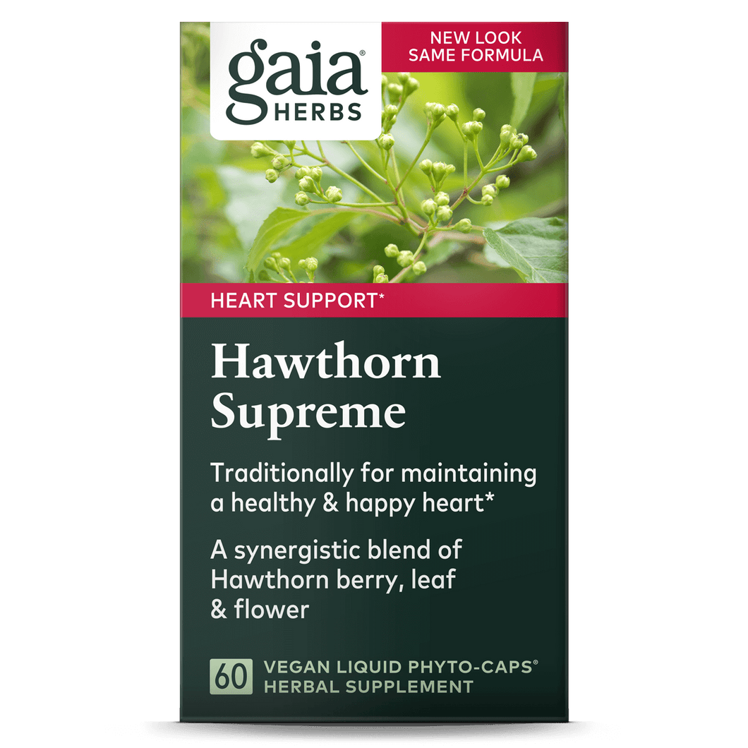 Hawthorn Supreme® Supplement - Hawthorn Berry Pills: Gaia Herbs®