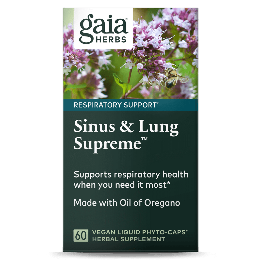 Sinus & Lung Supreme® Pills – Natural Sinus Supplement: Gaia Herbs®