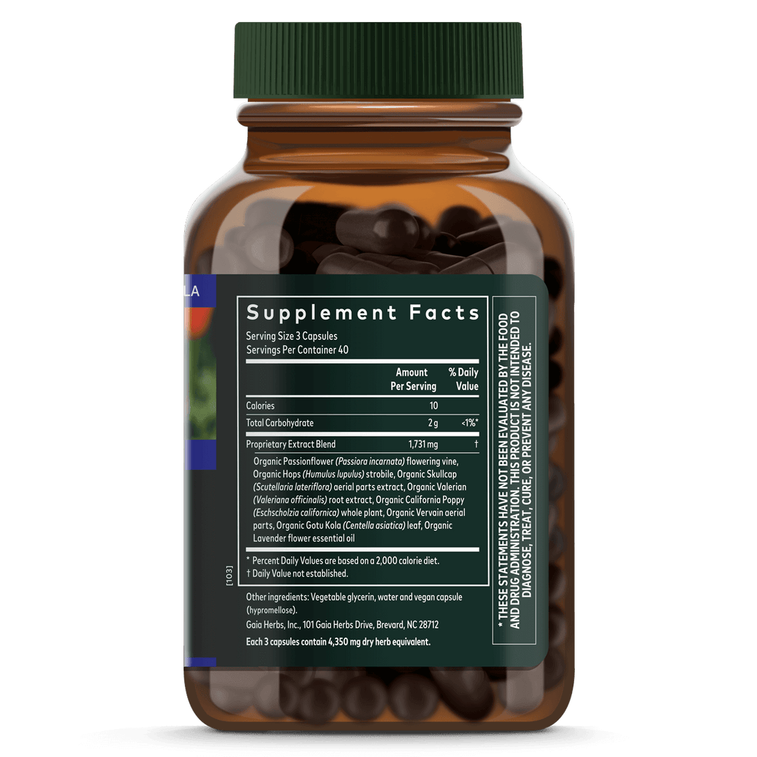 Deep Sleep Supplement With Skullcap - Sound Sleep®: Gaia Herbs®