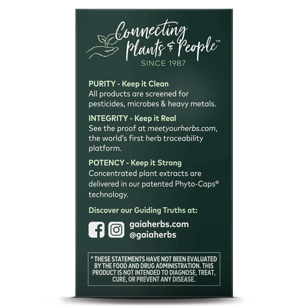 Deep Sleep Supplement With Skullcap - Sound Sleep®: Gaia Herbs®