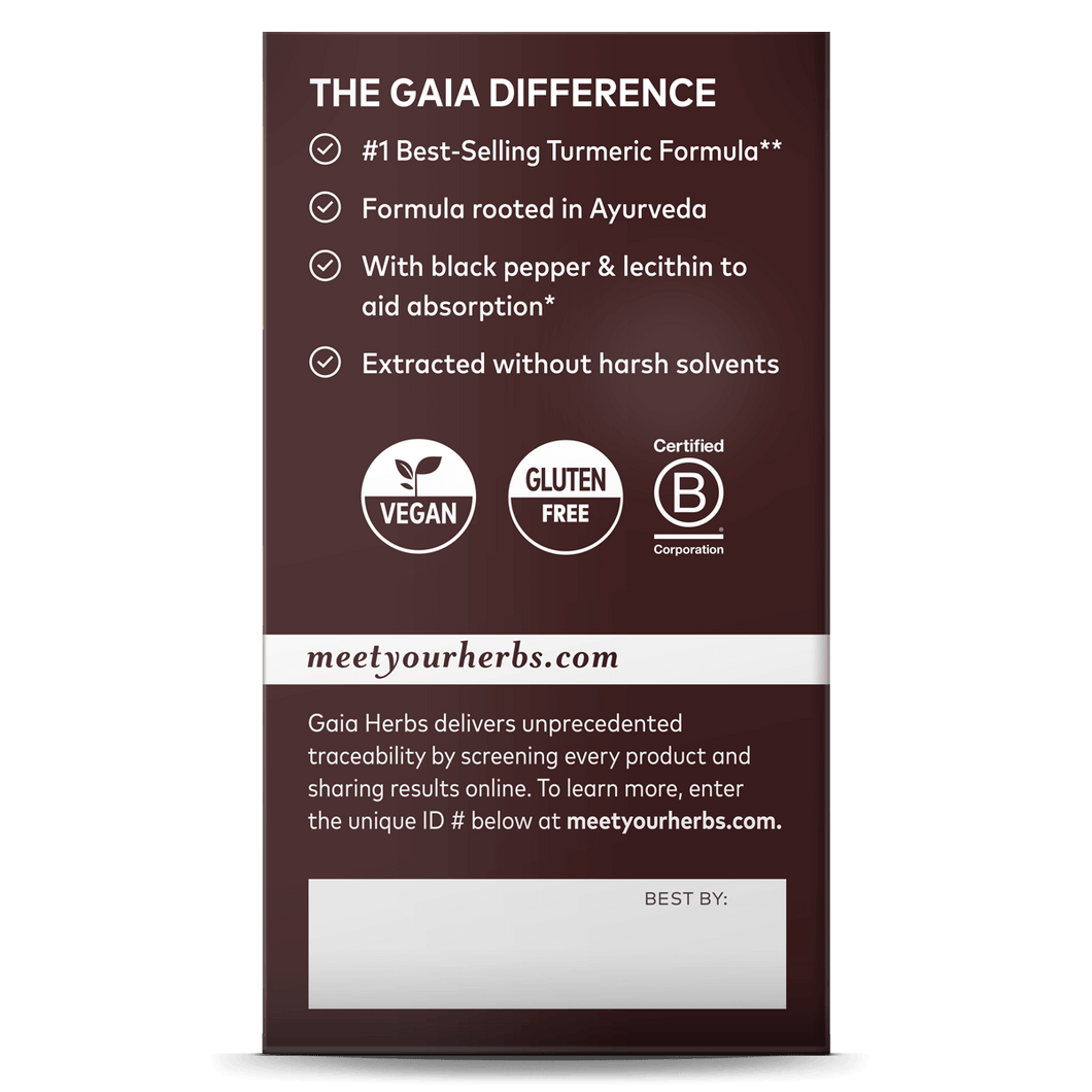 Turmeric Supplement Pills - Turmeric Supreme® Extra Strength: Gaia Herbs®