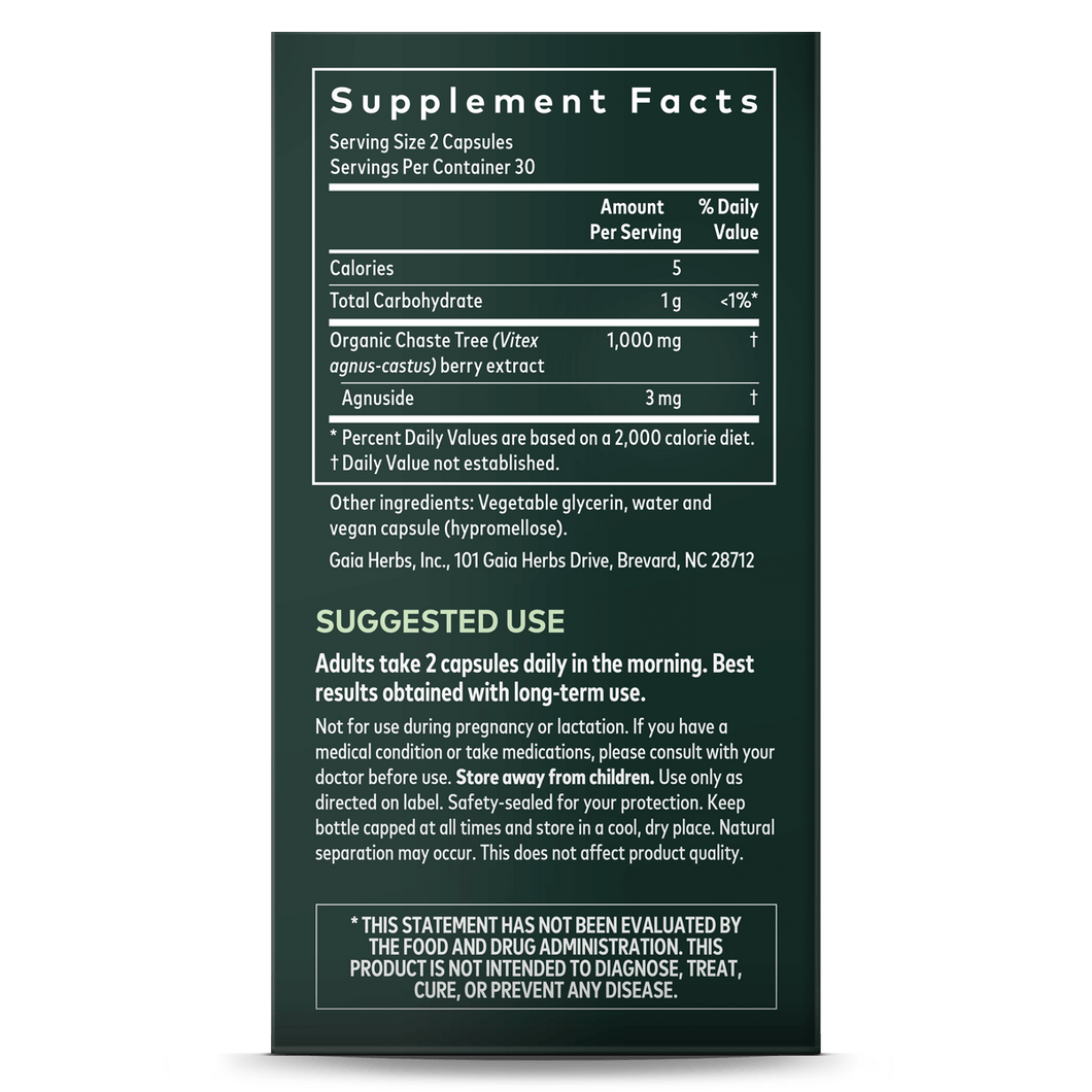 Vitex Chasteberry Hormone Balance Supplement: Gaia Herbs®: Gaia Herbs®